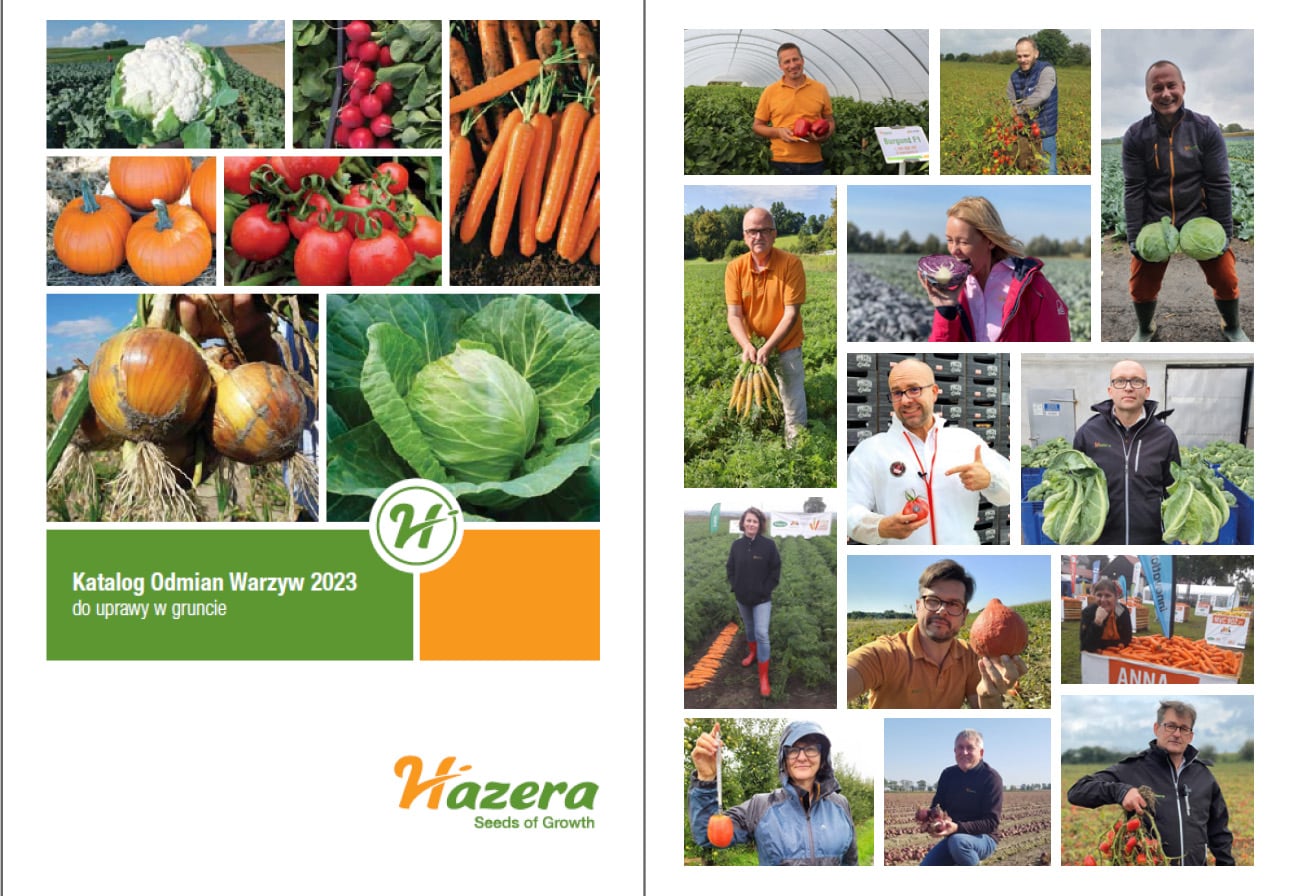 Katalog Odmian Warzyw do uprawy w gruncie 2023 - Hazera Poland